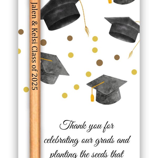 Personalized Congratulations Gifts – Eco-friendly Seed Pencils - Etsy