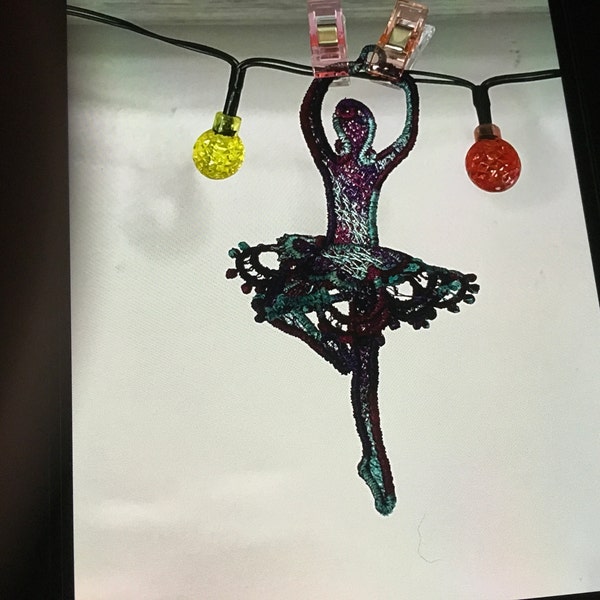 FSL Ballerina Free Standing Lace Machine Embroidery Designs Instant ...