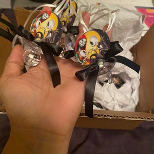 Stitch and Angel Gender Reveal Baby Shower Pacifiers Guest | Etsy