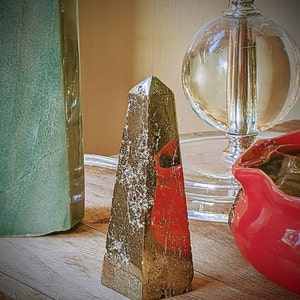 Pyrite Obelisk Crystal Tower Raw Natural Large Pyrite Towers High Grade ...