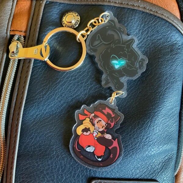 Smol Ninja Go Acrylic Keychains - Etsy