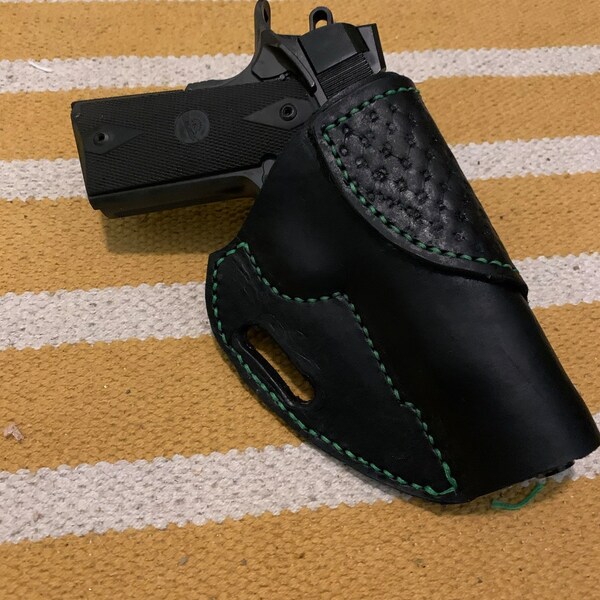 PDF Digital Pattern - 1911 - 5" Avenger Style Leather Holster Pattern ...