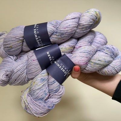DUSTY PATH Hand Dyed Yarn 100% Extrafine Superwash Merino Wool ...
