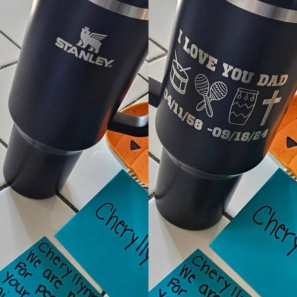 Stanley Name Engraved Laser Engraved Cup Tumbler Custom Laser Engraved ...