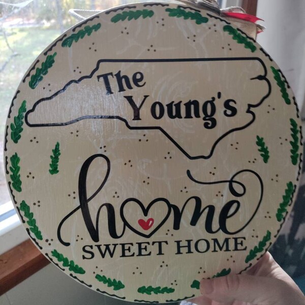 Welcome Spring VINTAGE STYLE TRUCK Sign Wall Door Hanger Hanging Wall ...