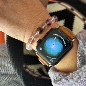 Red Genuine Leather Apple Watch Band 42mm, 38mm, 40mm, 44mm, 49mm for ...