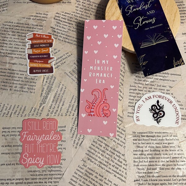 Monster Romance Era Bookmark, Fantasy Book Gifts, Romance Tropes ...