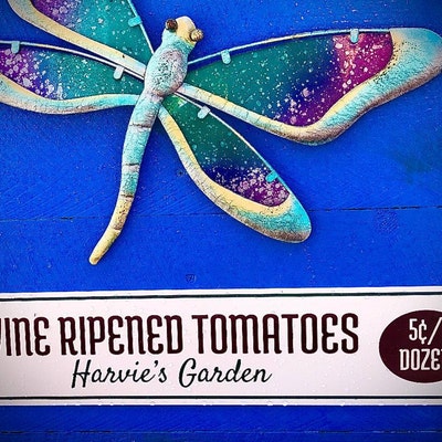 Vine Ripened Tomatoes Sign, Personalized 5 Cents per Dozen Gardener ...