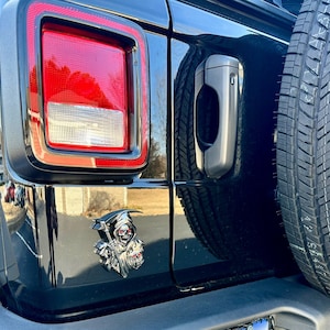 READY TO SHIP Grim Reaper 3D Decal Car Truck Emblem Badge With ...