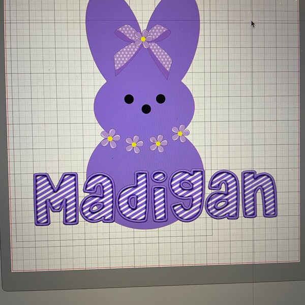 Spring Faux Embroidery Easter Alphabet Bundle PNG, Glitter Alphabet ...