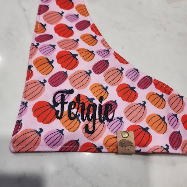 Fall Dog Bandana Fall Floral Bandana Dog Gift Thanksgiving Dog Bandana ...