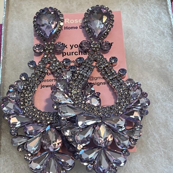 Hoop Rhinestone Earrings, Ab Hoop Earrings, Iridescent Fitness ...