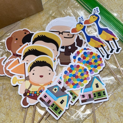 Disney's up Inspired Cupcake Toppers - Etsy