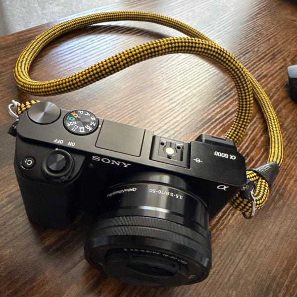 Real Pull-up Waxed Leather Camera Strap - Cognac 10mm - Etsy