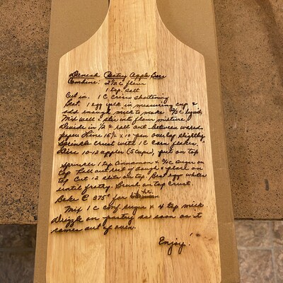 Hand Written Letter to Mom Engraved on A Wooden Heart Gift - Etsy