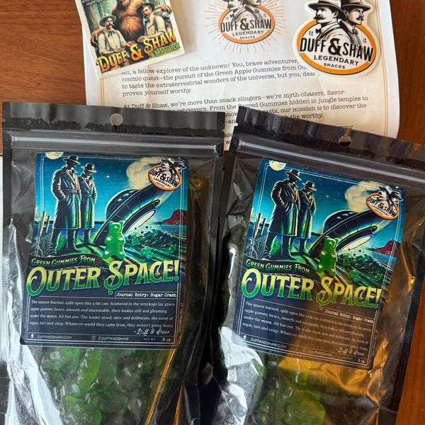 Green Apple Alien Gummies – Sci-fi Space Candy! Green Gummies From ...