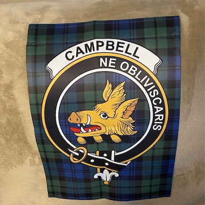 Clan Macnab Scottish Tartan Crest Blanket Scottish Clan Gift - Etsy