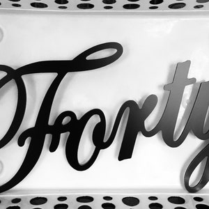 Script Address Sign ,script House Numbers, Custom House Numbers Sign ...