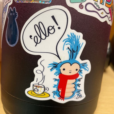 Ello Worm Sticker Labyrinth Inspired Sticker Labyrinth Worm Sticker ...