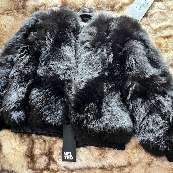 Men's Arctic Fox Fur Jacket Made of 100% Real Fur - Etsy
