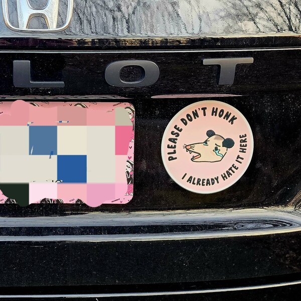 Surviving and Vibing 6" Round Circle Bumper Sticker | Millennial Gen Z ...