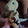 Raptor, Raptor Crochet Pattern, Crochet Pattern, Amigurumi, Raptor ...
