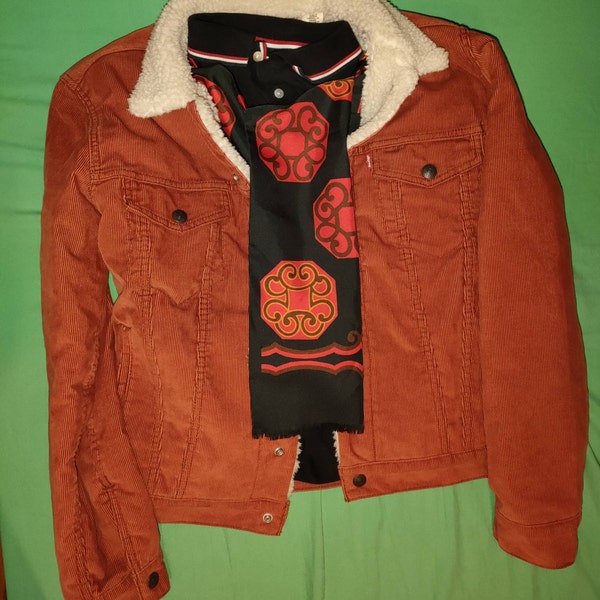 Mens Vintage Paisley 60's Blue Kipper Tie, Gents Rare Retro Psychedelic ...