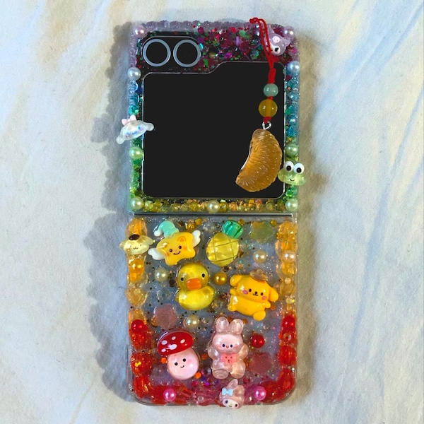 Rainbow Charmed Deco Case ୨ৎ - Etsy