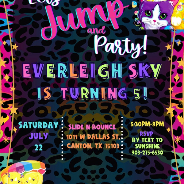 Ms. Rachel Birthday Invitation, Icky Sticky Bubblegum Digital ...