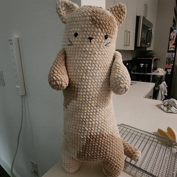 Big Long Cat Crochet Pattern. Create You Own Big Long Cat Amigurumi ...