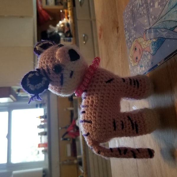 Niko Tiger - Crochet Pattern, Tiger Amigurumi Pattern, 4 Leg Tiger ...