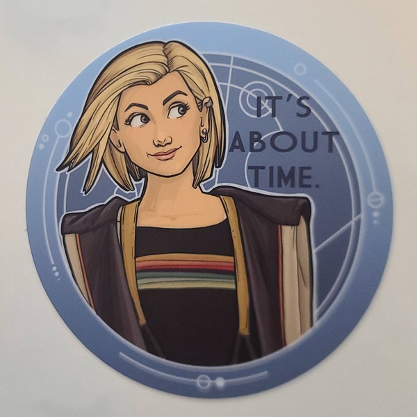 It's About Time Sticker (item 01-412) - Etsy