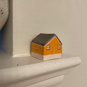 Norway House Forest Cabin Ceramic Little House Tree - Etsy