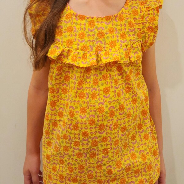 Girls Blouse Pattern, the KELSIE Pattern , Sewing Pattern, Toddler ...