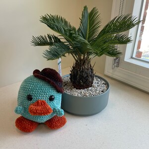 Perry the Platypus Crochet Pattern, Phineas and Ferb Pattern, Ducky ...