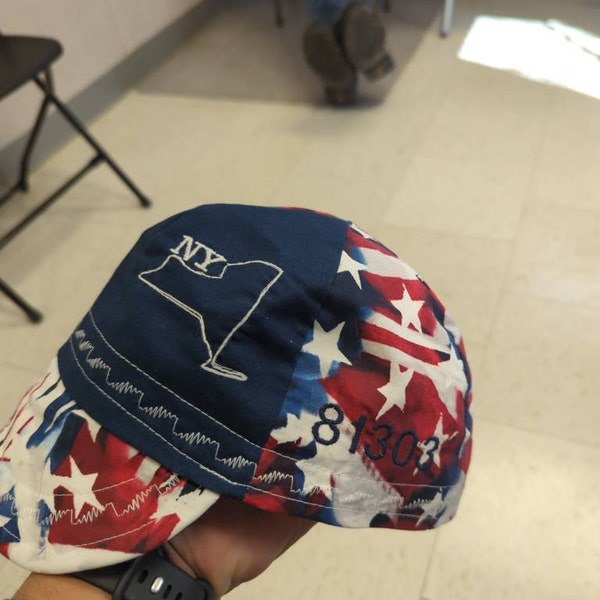 BBQ Reversible Welding Cap Custom Cotton Welders Hat Fitters Cap ...