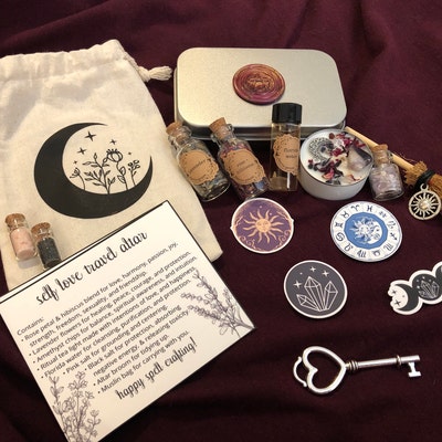 Self Love Travel Altar Ritual Kit Witchcraft Kit Pocket Altar ...