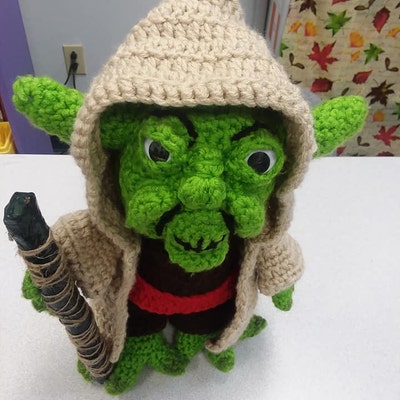 Darth Yoda Vs Master Yoda _ Star Wars_ English Crochet Pattern - Etsy