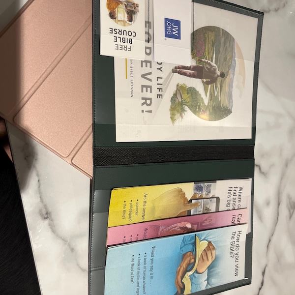 JW Leather Bible Cover New World Translation. Can Be Personalised ...