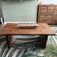 Waney / Live Edge Coffee Table Rustic Tudor Oak Solid Wood - Etsy UK