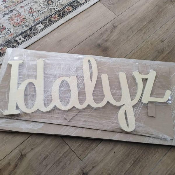 Large Baby Name Sign, Large Nursery Name Sign, Big Family Name Sign ...