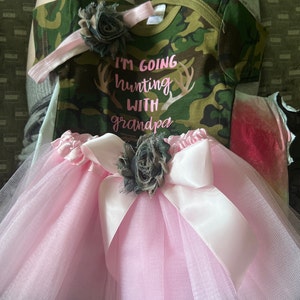 Baby Girl Camo Outfit, Baby Girl Hunting Outfit, Baby Camouflage Outfit ...