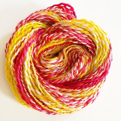 Neon Yarn, Hand Spun, Bright Yarn, Bulky/super Bulky, Art Yarn - Etsy