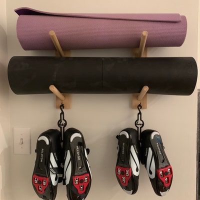 Yoga Mat Wall Storage Organizer Yogamat Wall Storage Yoga Mat Shelves ...