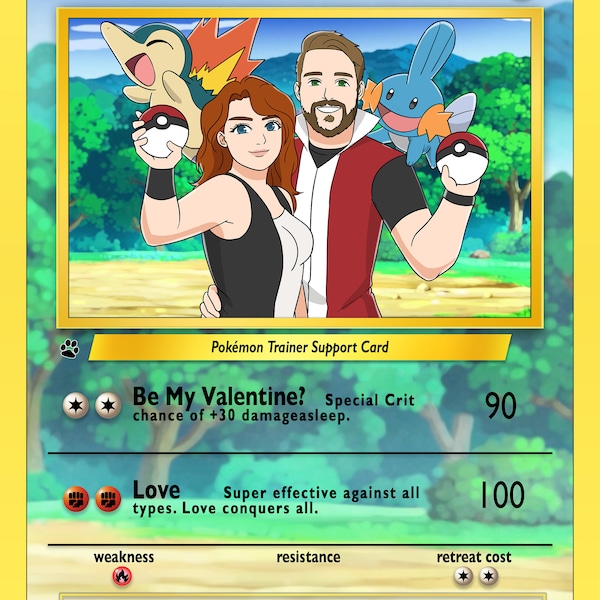 Custom Pokemonstyle Portraits | Poke Cards | Digital Image | Pokepet ...