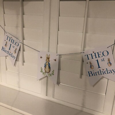 Peter Rabbit Party Game Pin the Tail Rabbit Birthday Game DIY Printable ...