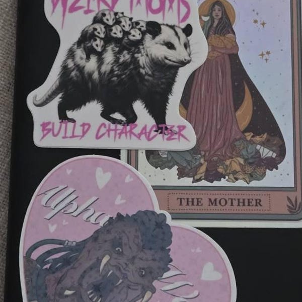 The Mother Tarot Card Holographic Sticker, Mom Life Tarot Waterproof ...