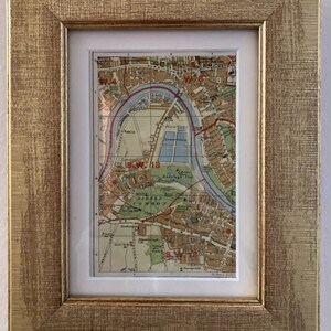 C. 1960 VINTAGE LONDON MAP, North London, Mill Hill East, Finchley ...