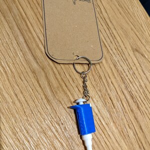 Pipette Keychain With Personalisation Science Keyring - Etsy