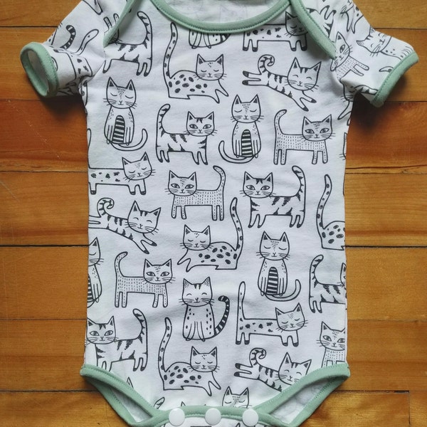 PATTERN Baby Onesie, Romper Suit, Baby One-piece, Sewing Pattern ...